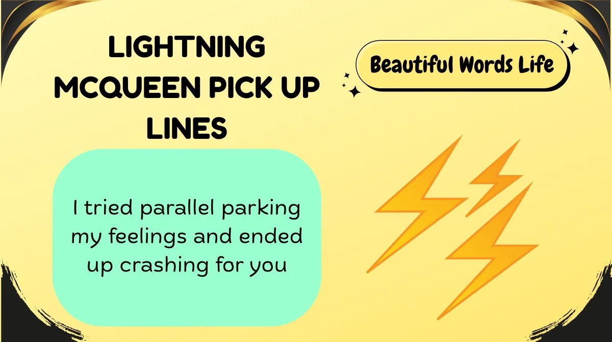 145+ Lightning McQueen Pick Up Lines That Hit Faster Than Ka-Chow ⚡🏁